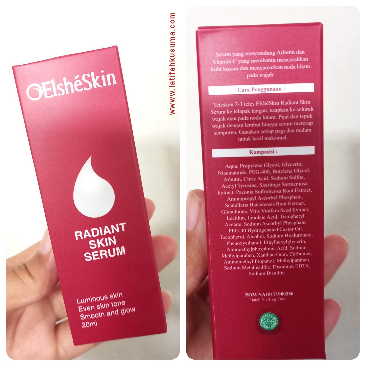 Elsheskin Radiant Skin Serum Mencerahkan Kulit Wajah Kusamku