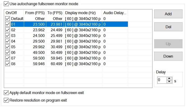MPC-HC Options Playback tab Settings Guide