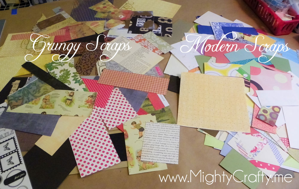 MightyCrafty: Layout From Paper Scraps