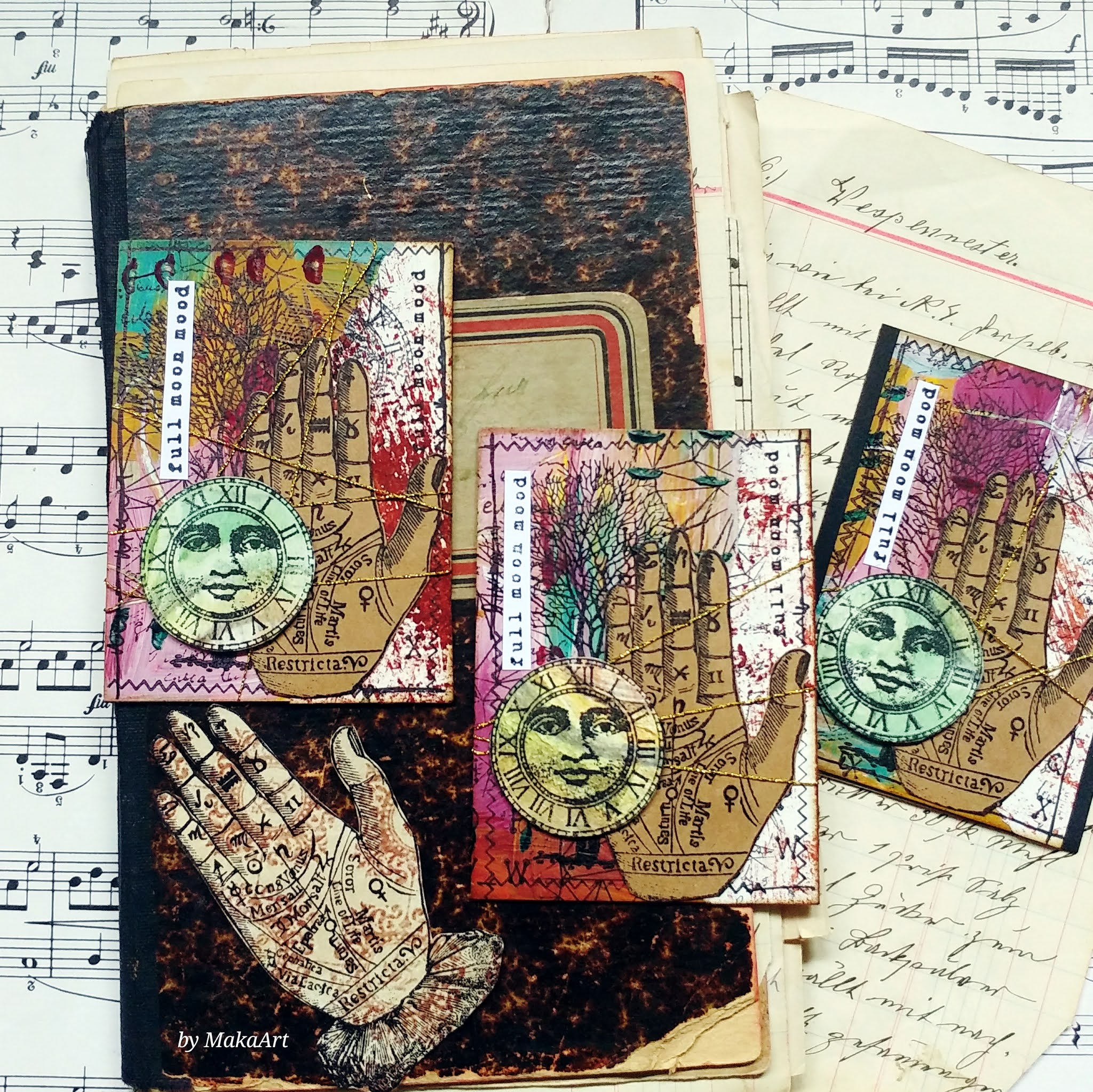 My journey through the mixed media world...: September ATC Theme - Tarot