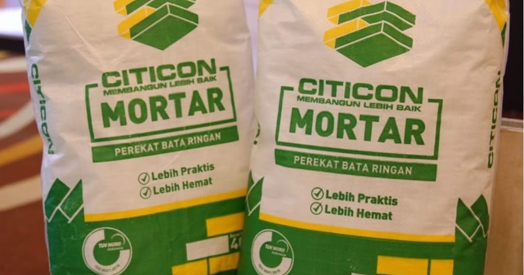 Semen mortar Citicon - Perekat Bata ringan - Panel Lantai dan Bata ...
