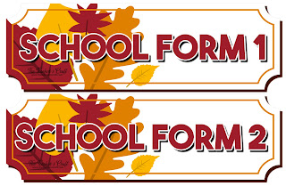 SCHOOL FORMS LABEL - The Teachers Craft PH