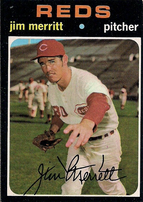Topps 1971: no. 420 - jim merritt