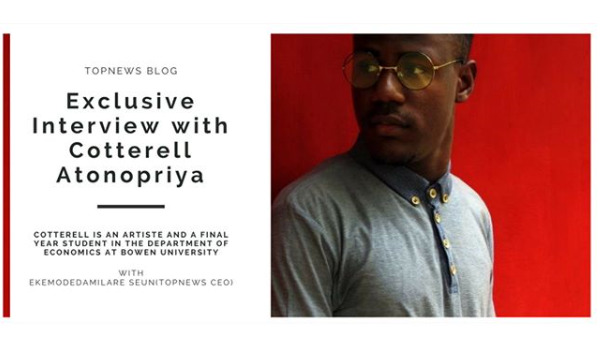 Exclusive Interview With Fast Rising Artiste Kotrell - Boomentertainment