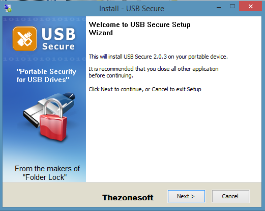 Thezonesoft: USB Secure v2.0 (Windows)