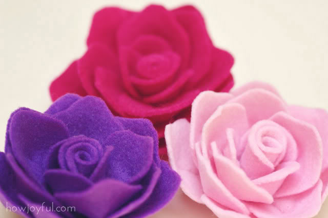 Felt Rose tutorial ~ Collected and Shared