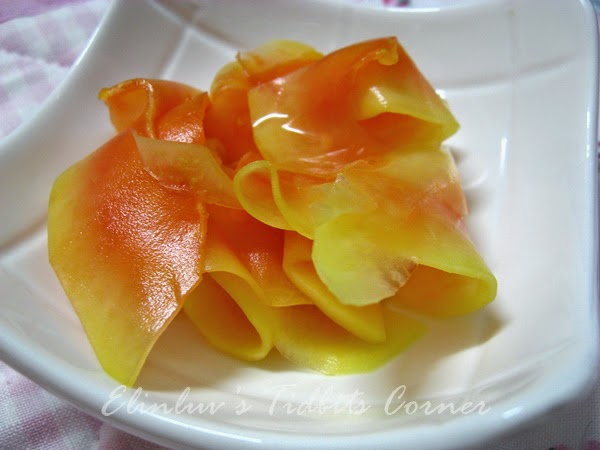 Elinluv's Tidbits Corner: Pickled Papaya