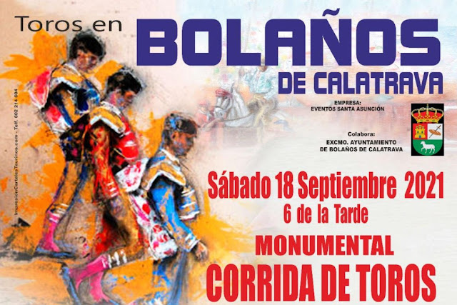 Bolaños de Calatrava anuncia una corrida de toros - Guarismo del ocho