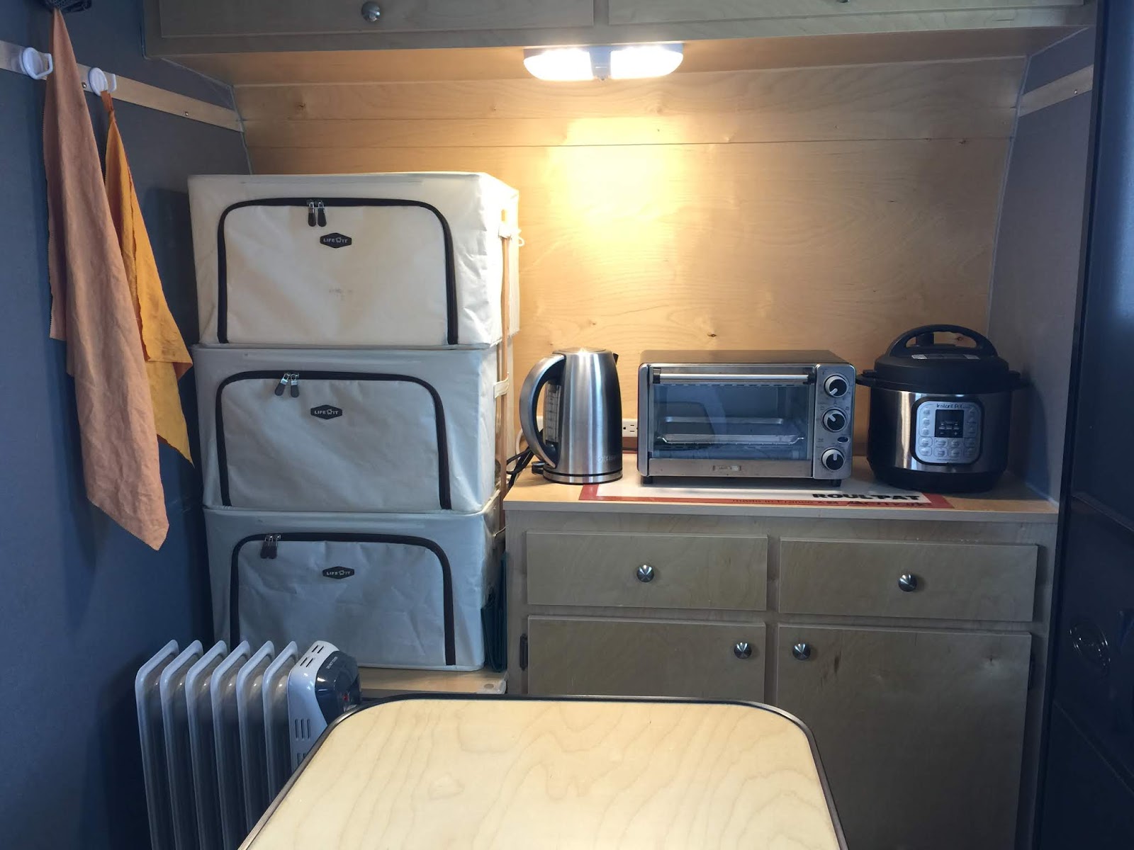Green Goddess Glamping: On-the-Road Tiny Trailer Storage Strategies ...