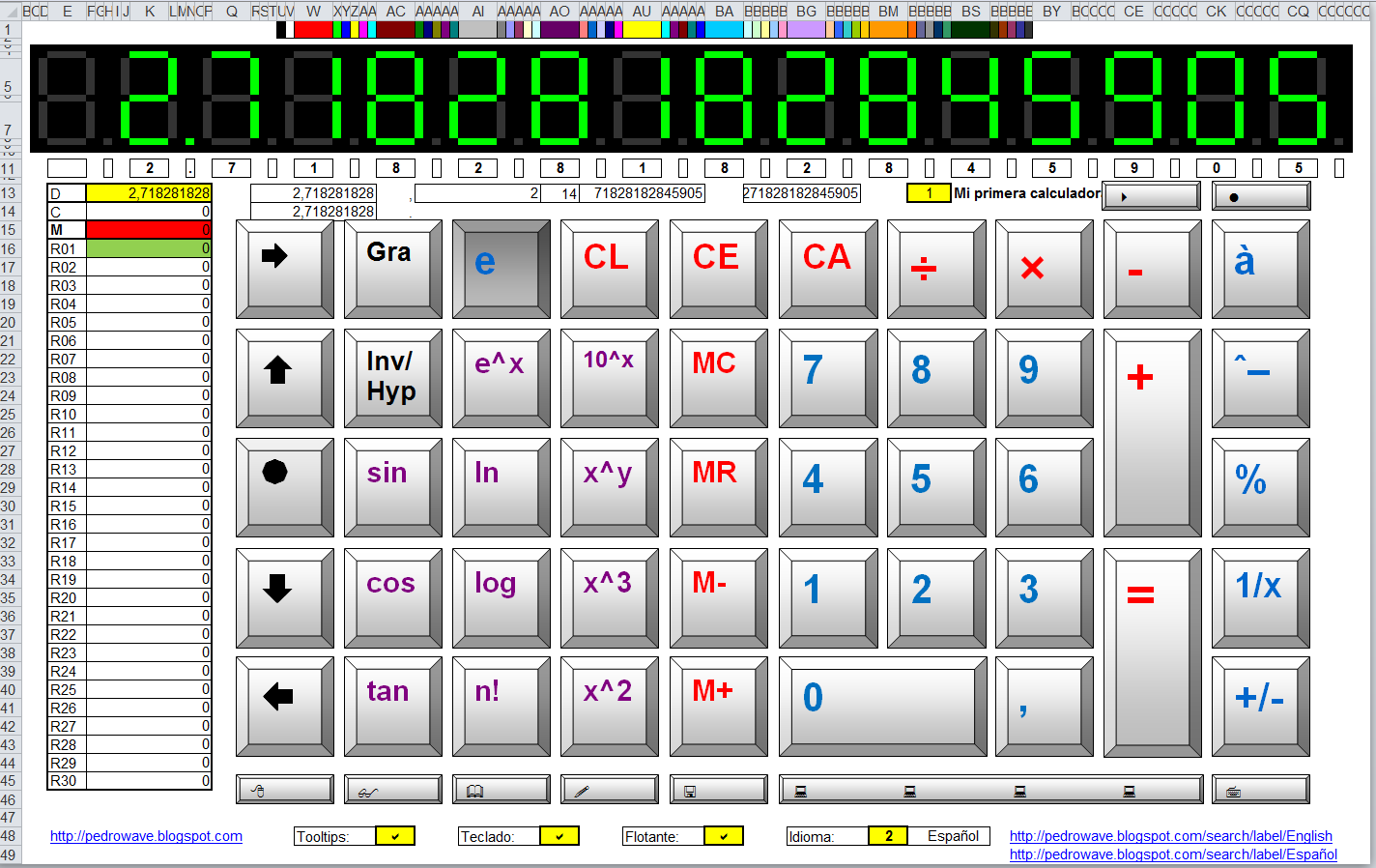 Cómo hacer calculadoras en Excel | #ExcelPedroWave