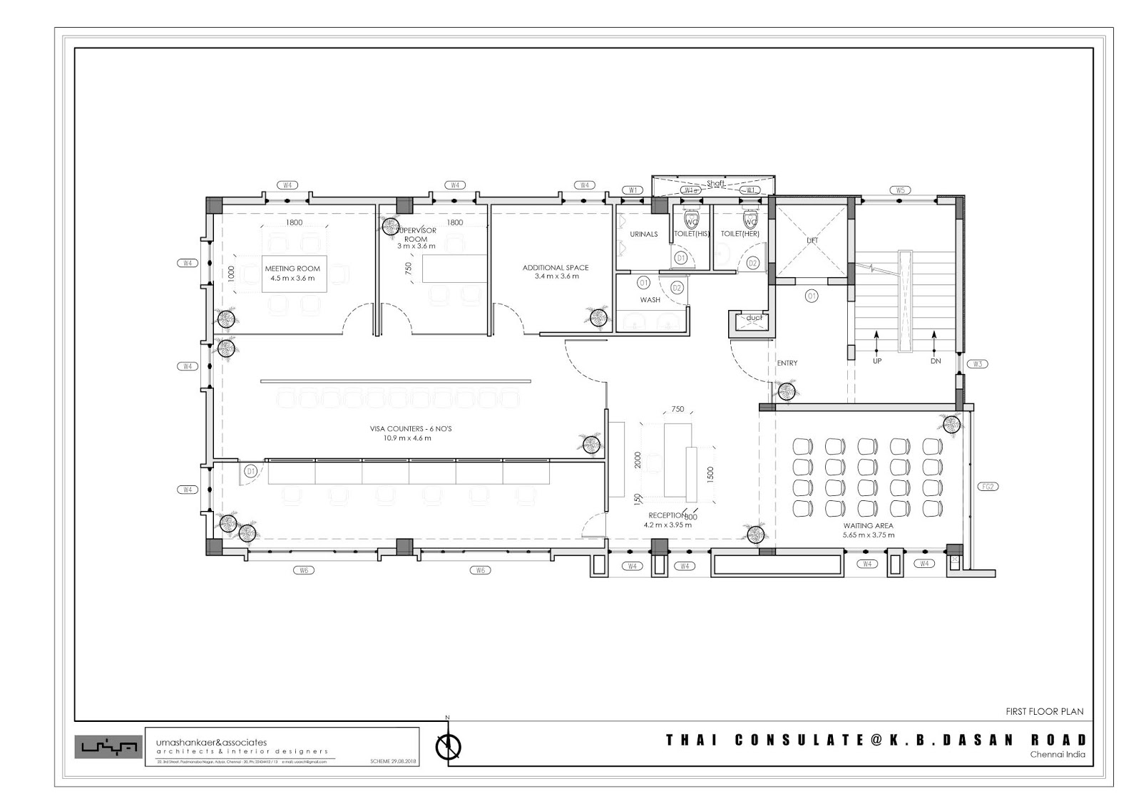 Thai Consulate Design @ KB Dasan Road, Chennai