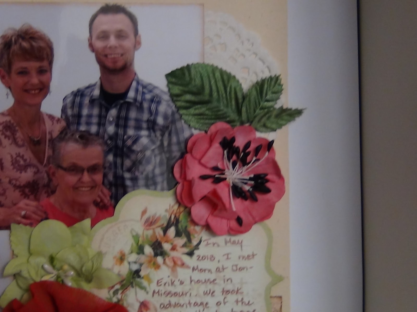 DKJones Fledgling Artist: Three Generations Scrapbook Layout using ...