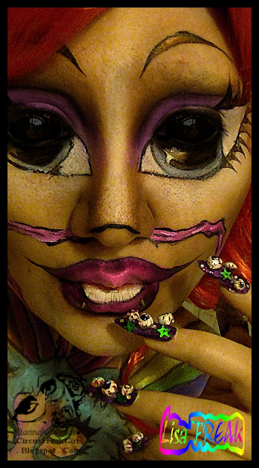 ĦΔŇŇΔβΔŁ ΜΔŘƗ€: Lisa FREAK makeup look