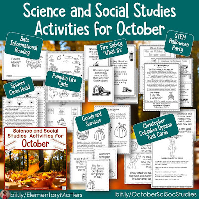 Elementary Matters: October Resources