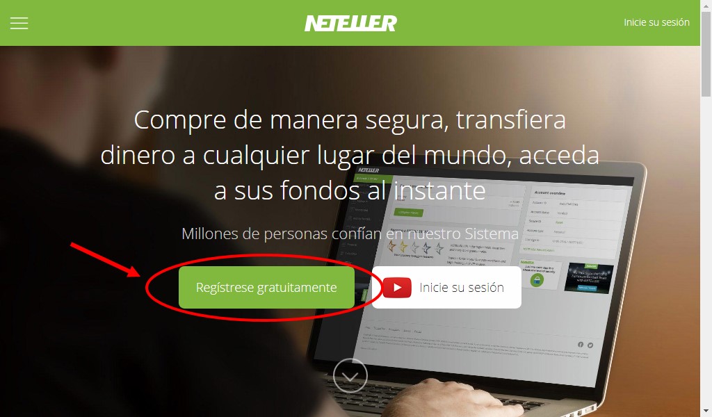 ¿Cómo crear una cuenta NETELLER?