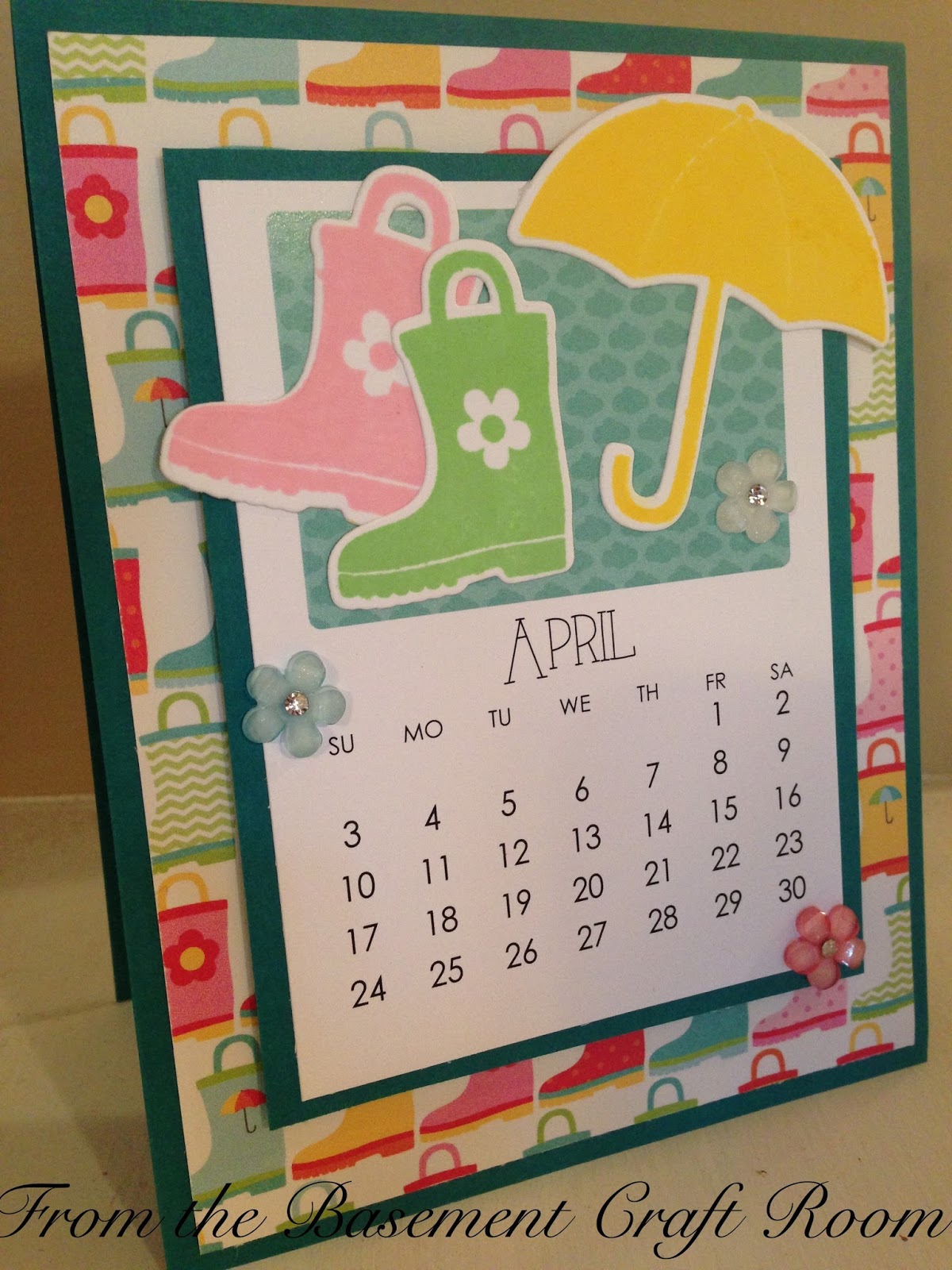 From the Basement Craft Room: Calendar Cards