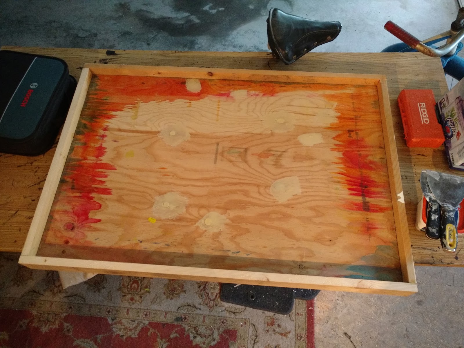 Ross Lynem - Painter - Artist: "Watercolour paper soaking tray"