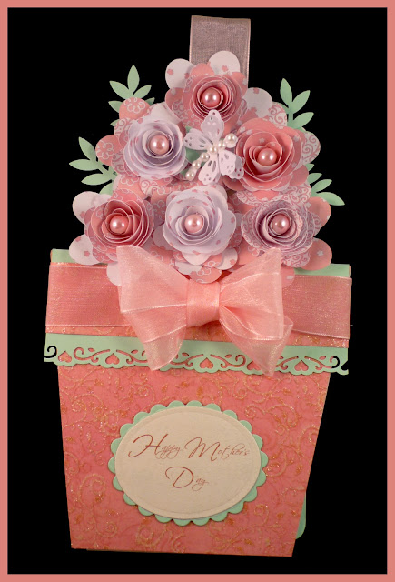 Suzie's Card Den: Flower Pot Card - Happy Mother's Day