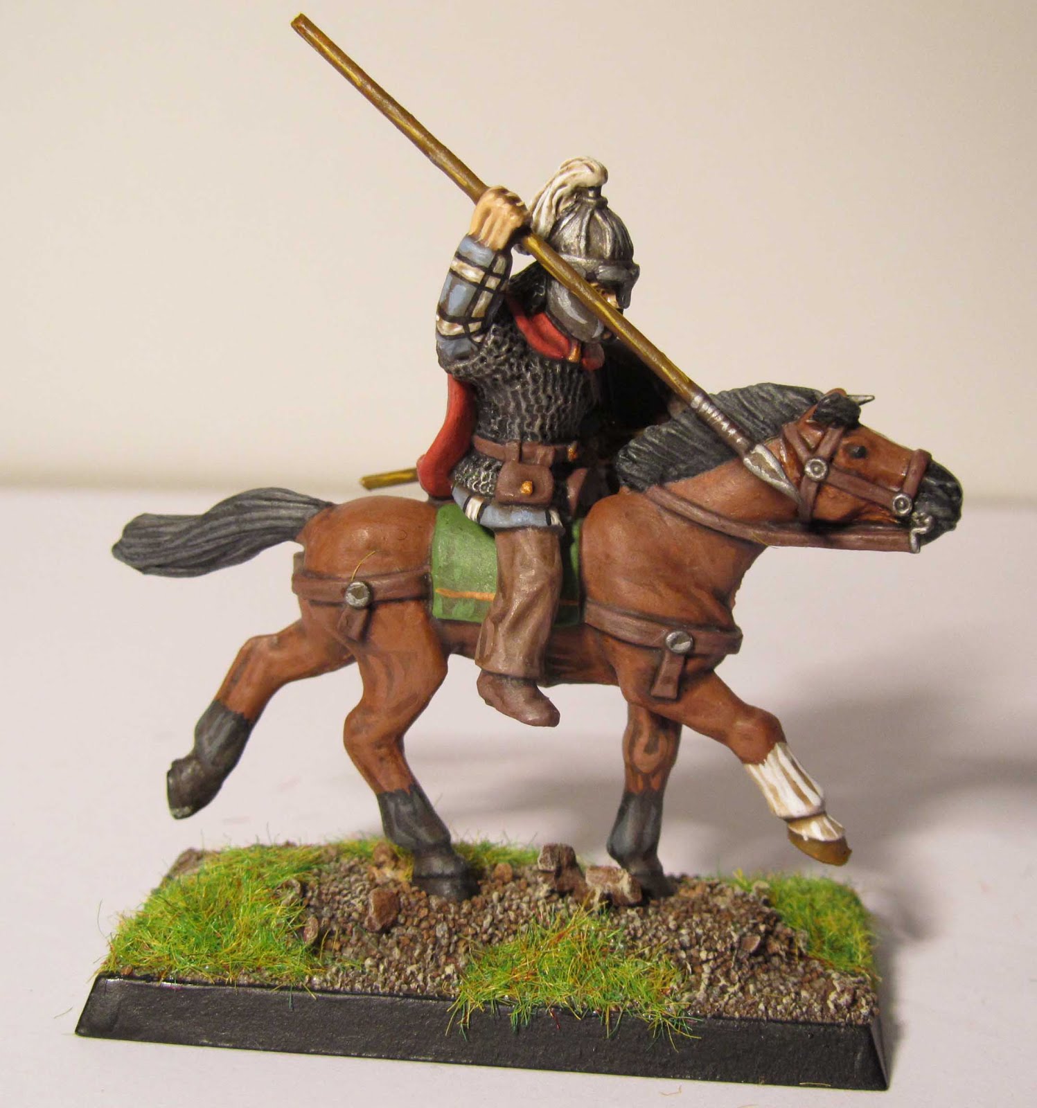 Andy's Wargaming Blog: Dip/Single Highlight Welsh cavalry