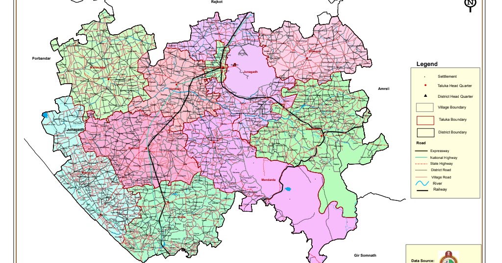 Junagadh Dist Digital HD Map Pdf Download - J.S GOSAI :- EDU GUJARAT