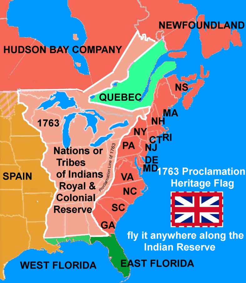 The Voice of Vexillology, Flags & Heraldry: 1763 Proclamation Line Flag