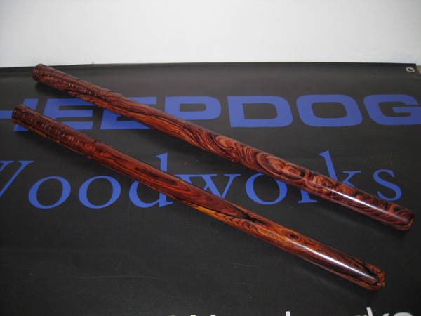 Tropical Exotic Hardwoods: Custom Cocobolo Police Baton by Drew ...