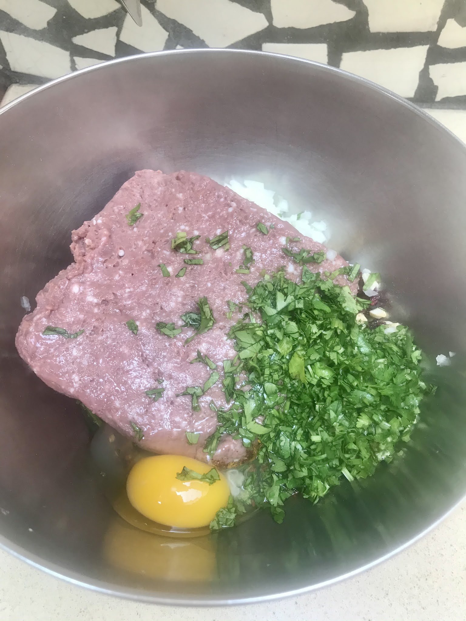 Sunny's Laboratory: Beyond BeefのSpiced Kefta・ミニパームツリー