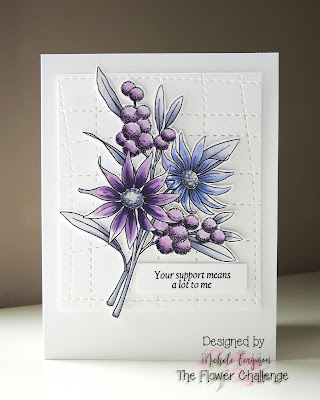 The Flower Challenge: The Flower Challenge #54 Colour 'Shades of Purple'.