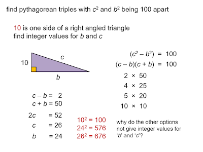 MEDIAN Don Steward mathematics teaching: finding pythagorean triples ...