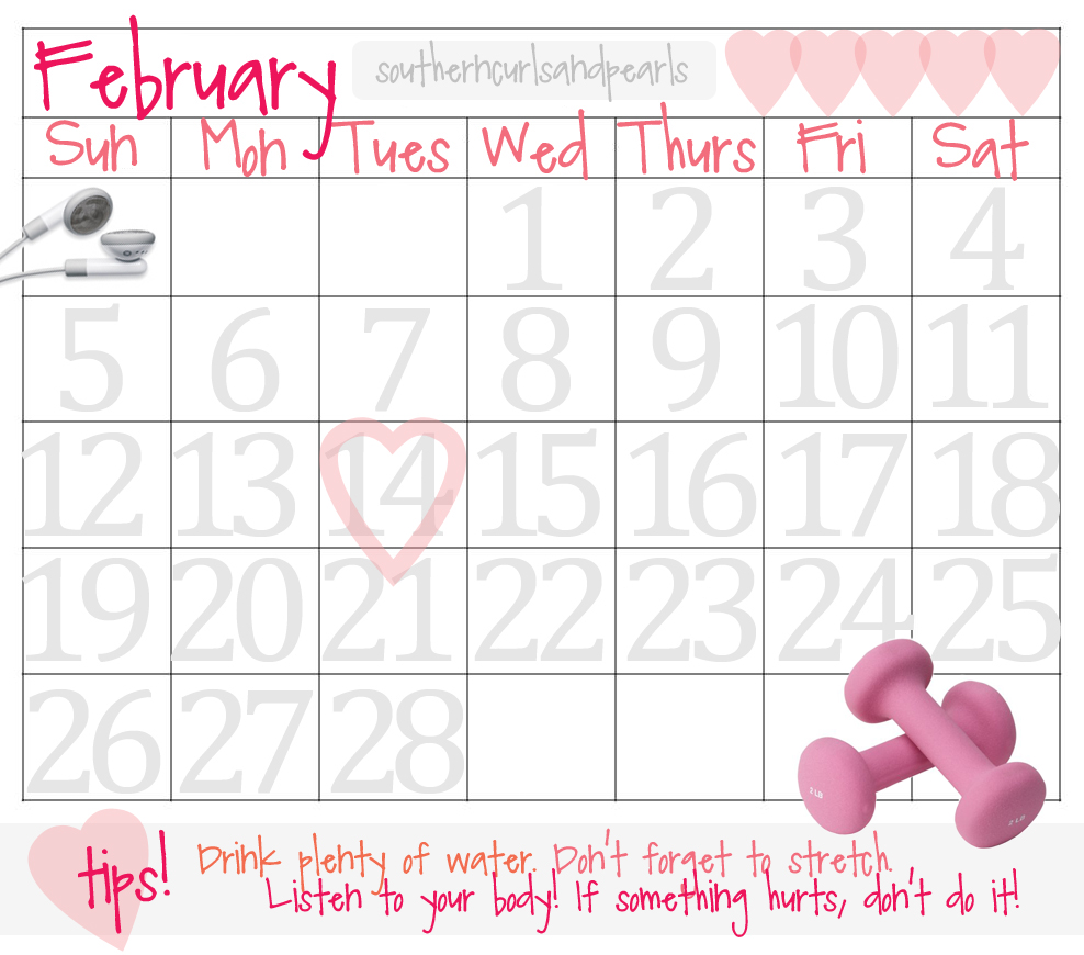 Belles of the Beach: Get Fit Feb - Southern Curls & Pearls