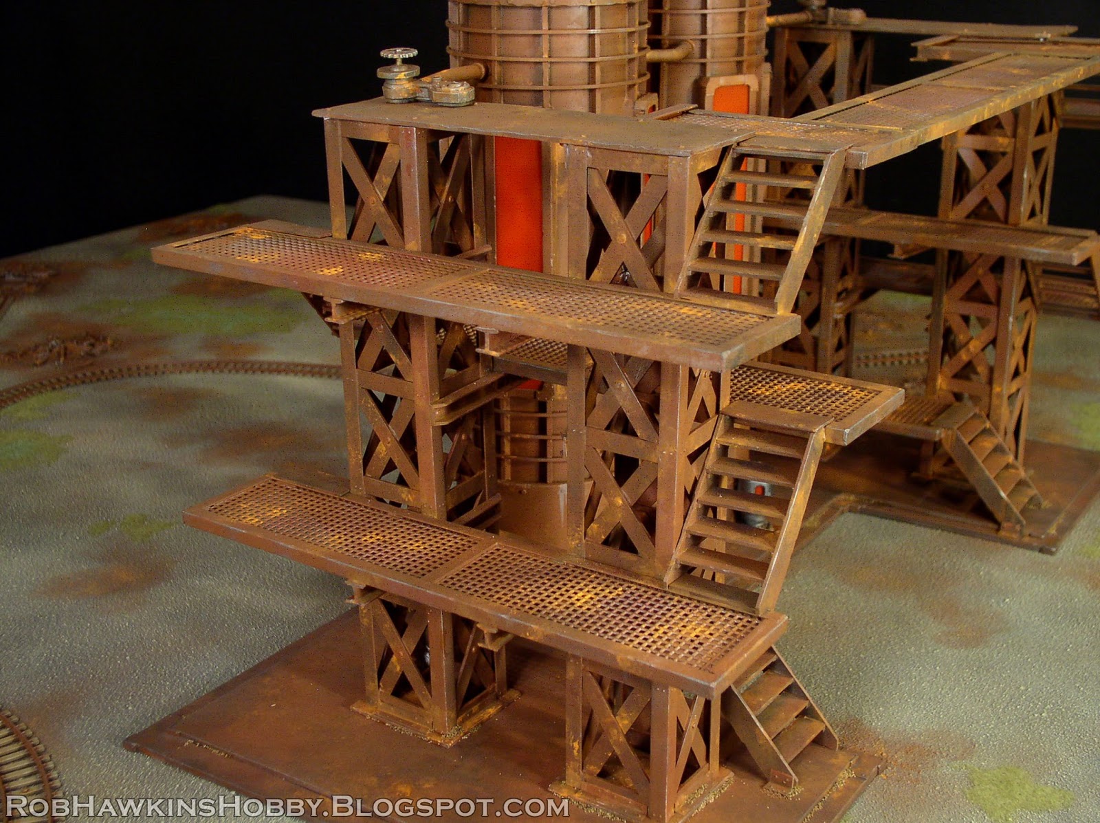 Rob Hawkins Hobby: WWX Terrain: Industrial Structures