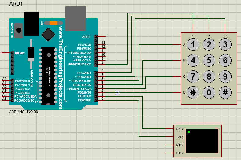 MY CREATIVE ENGINEERING: How to Interface and Simulate Keypad Phone ...