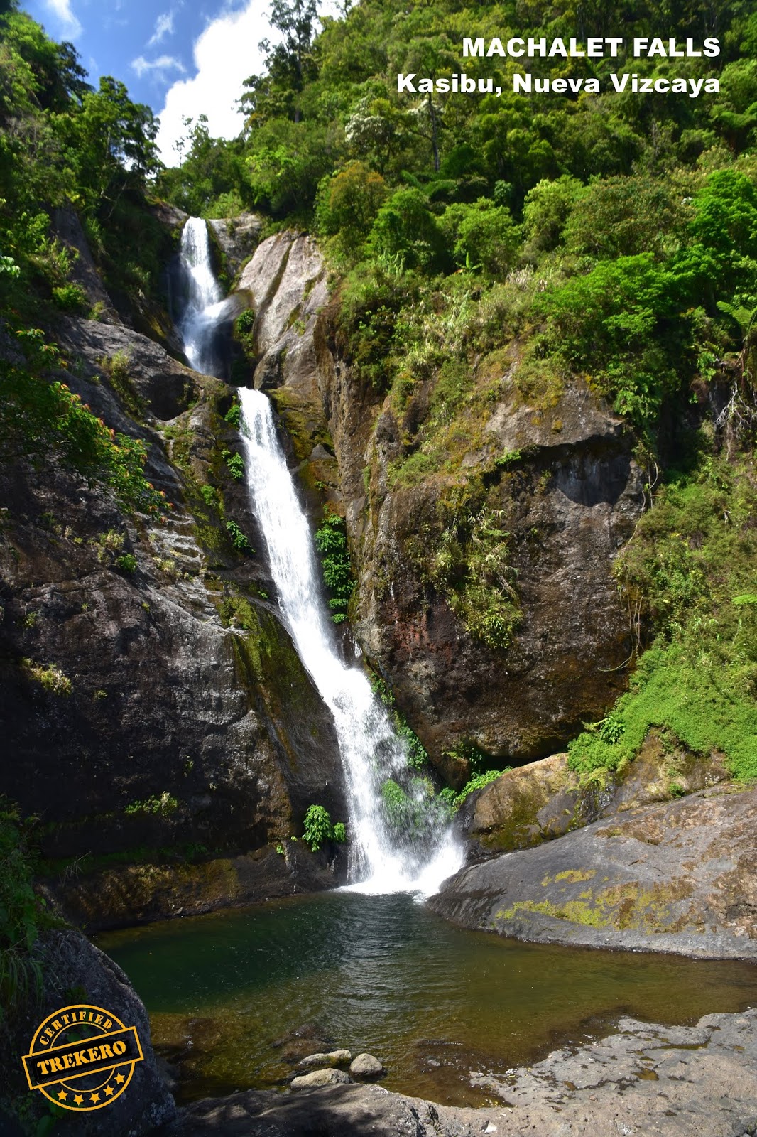 TREKERO: MACHALET FALLS: Hidden Silver Lining of Nueva Vizcaya