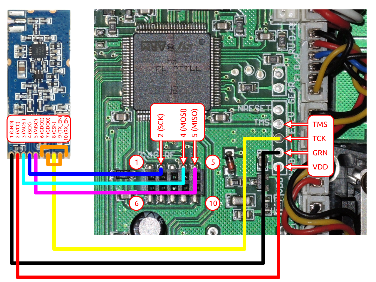 FPV & Микро: Deviation - установка модуля CC2500