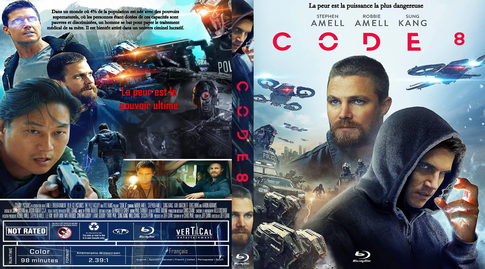 BLU-RAY JAQUETTES BLU-RAY: Code 8