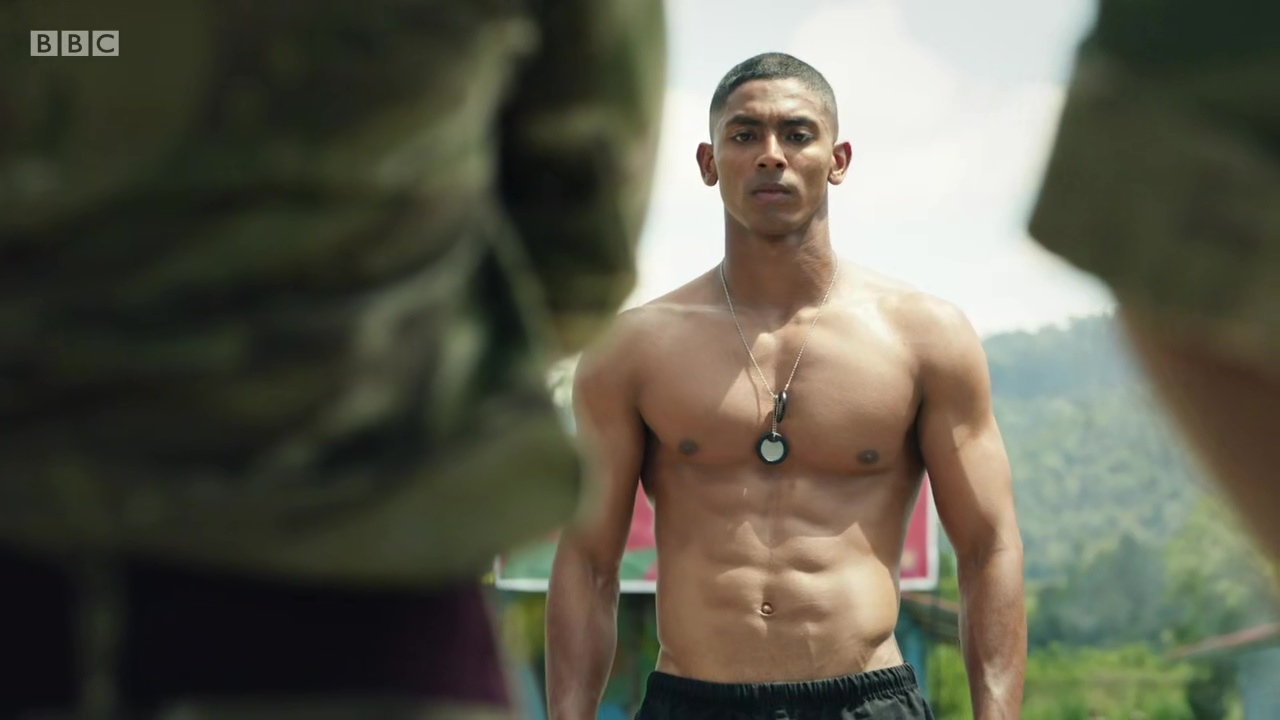 ausCAPS: Sean Sagar shirtless in Our Girl 3-09 "Nigeria, Belize and ...