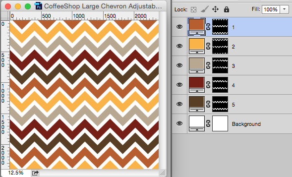 The CoffeeShop Blog: CoffeeShop "Large Chevron" Digital Paper Kit ...