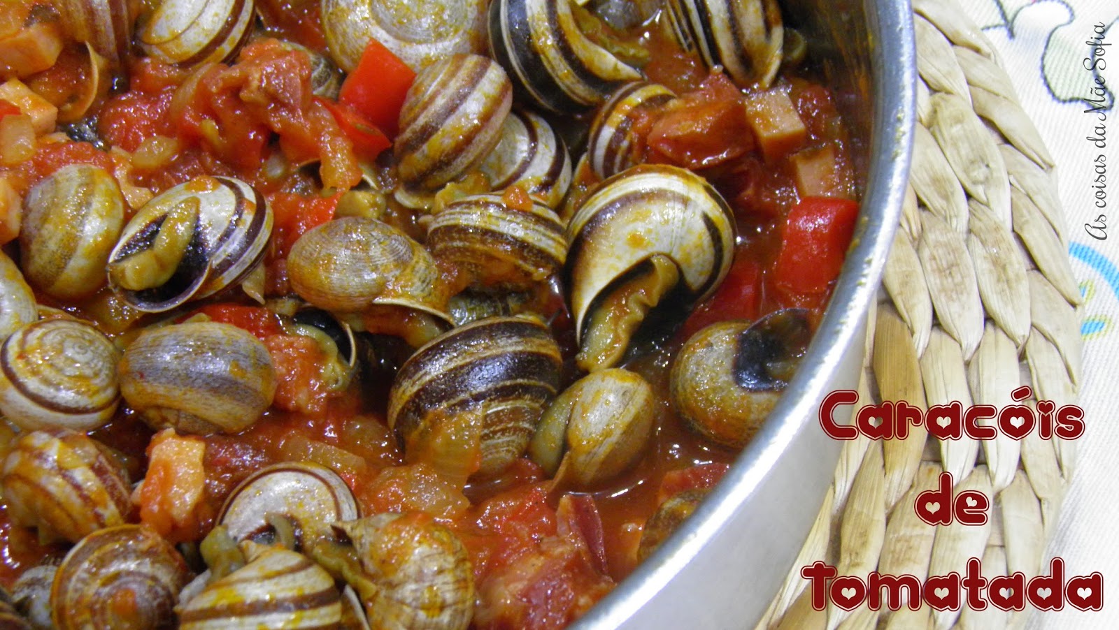 Caracóis de Tomatada | As coisas da Mãe Sofia
