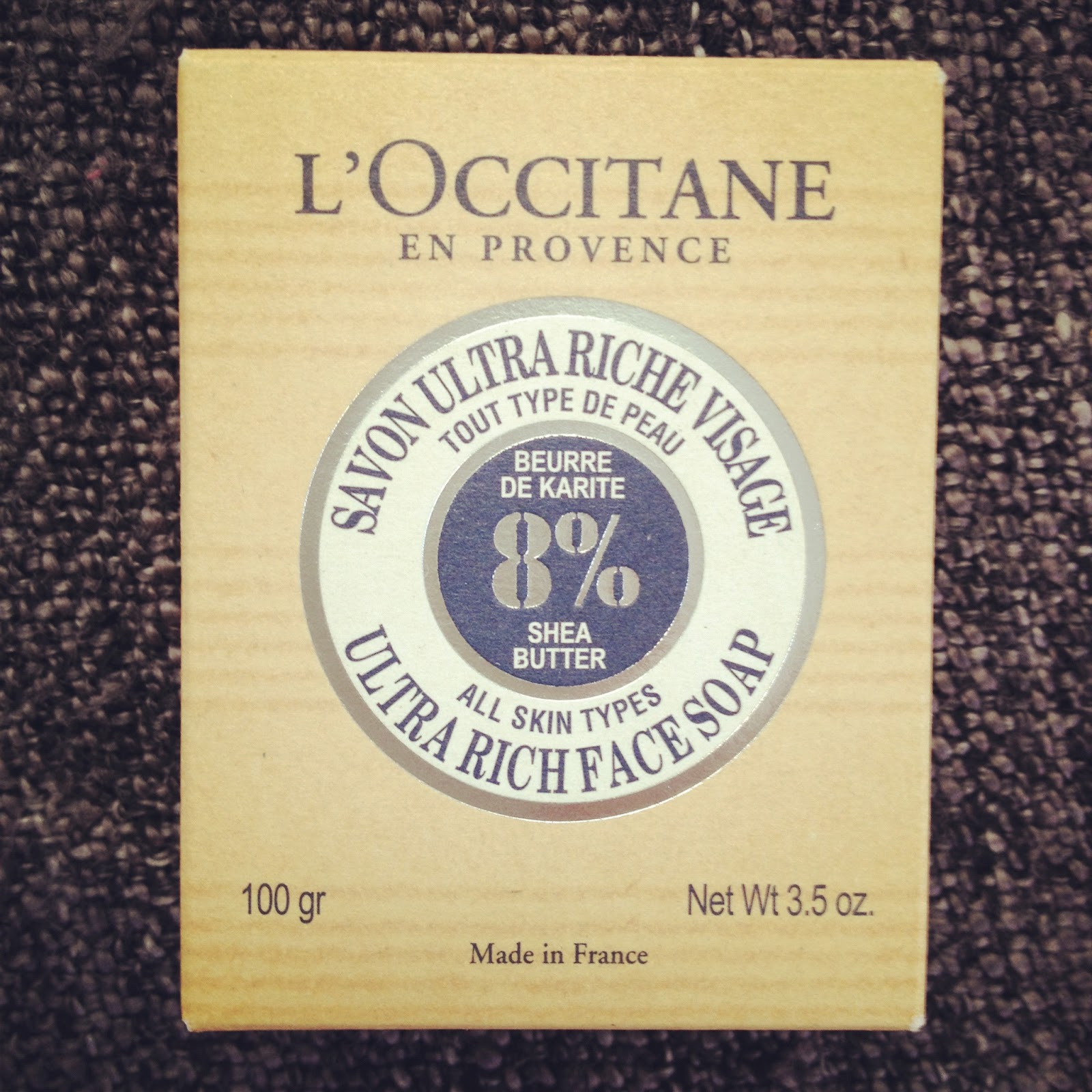 Juicy Beige: L'Occitane Ultra Rich Face Soap