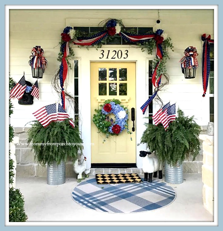 From My Front Porch To Yours: Patriotic Porch Decor