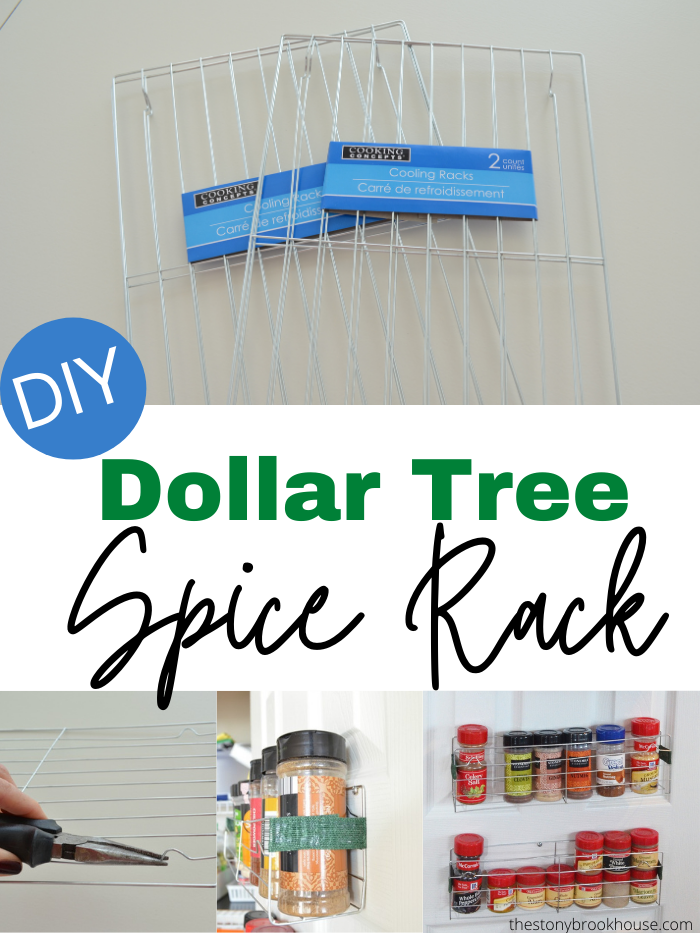 DIY Dollar Tree Spice Rack | The Stonybrook House