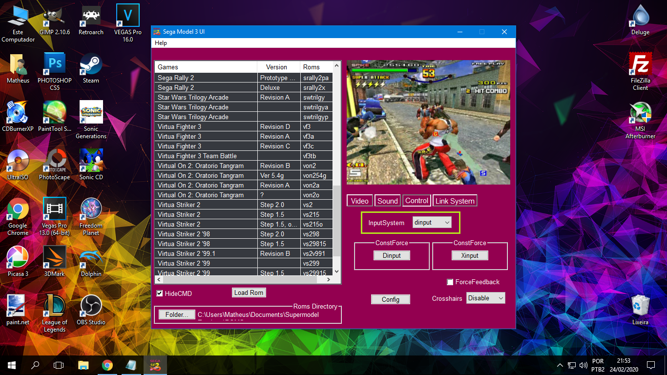 Supermodel, emulador de Sega Model 3 para PC - Tutorial Completo ...