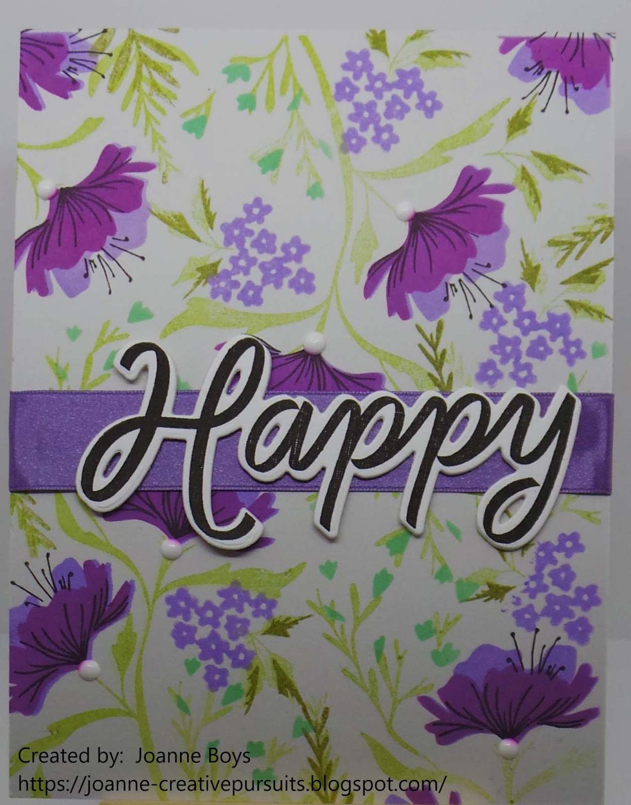 Creative Pursuits: Happy Print Shop - Floral
