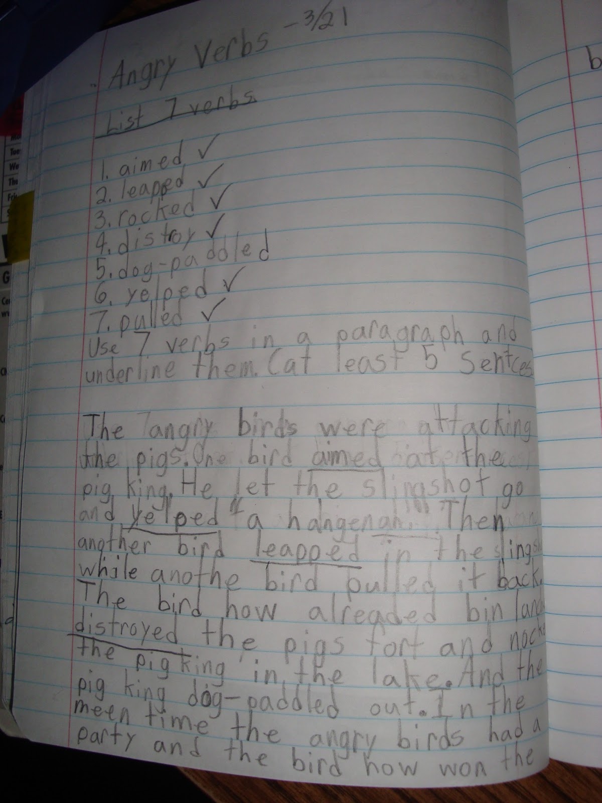 Room 121: Angry Verbs -- updated!