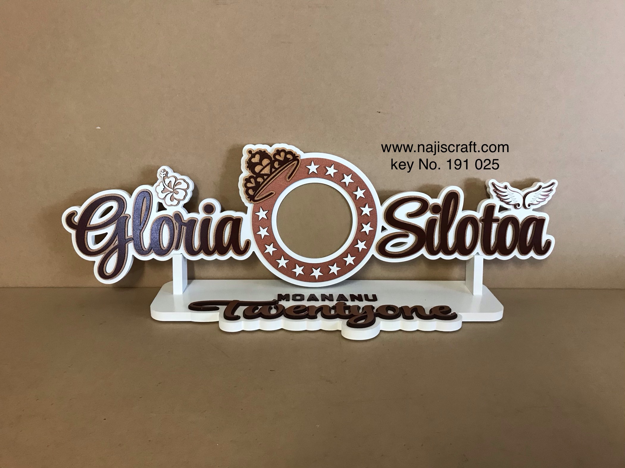 NO.191025 COOK ISLAND 21ST KEY 100CM - TWIN