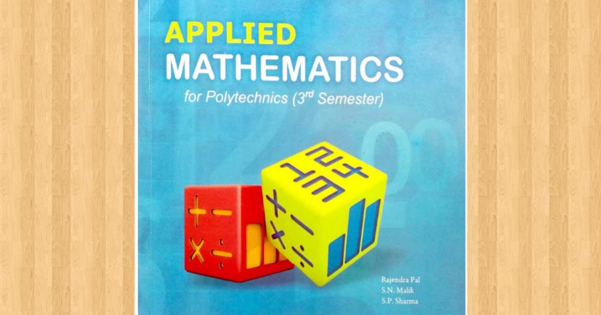 Applied Mathematics book download free | Bihar Polytechnic books for 3rd Semester - Way to ...