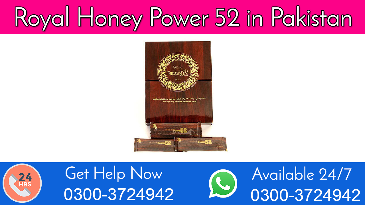 Original Royal Honey Power 52 in Pakistan | (24 Sachets) 03007986985