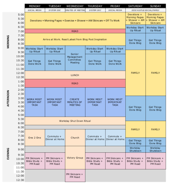 How to Plan Your Week for Success - IzzaGlinoFull
