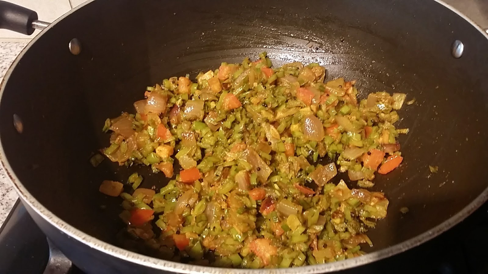 A Gourmet Meal: GUVAR PHALI SABZI/ CLUSTER BEANS VEGETABLE