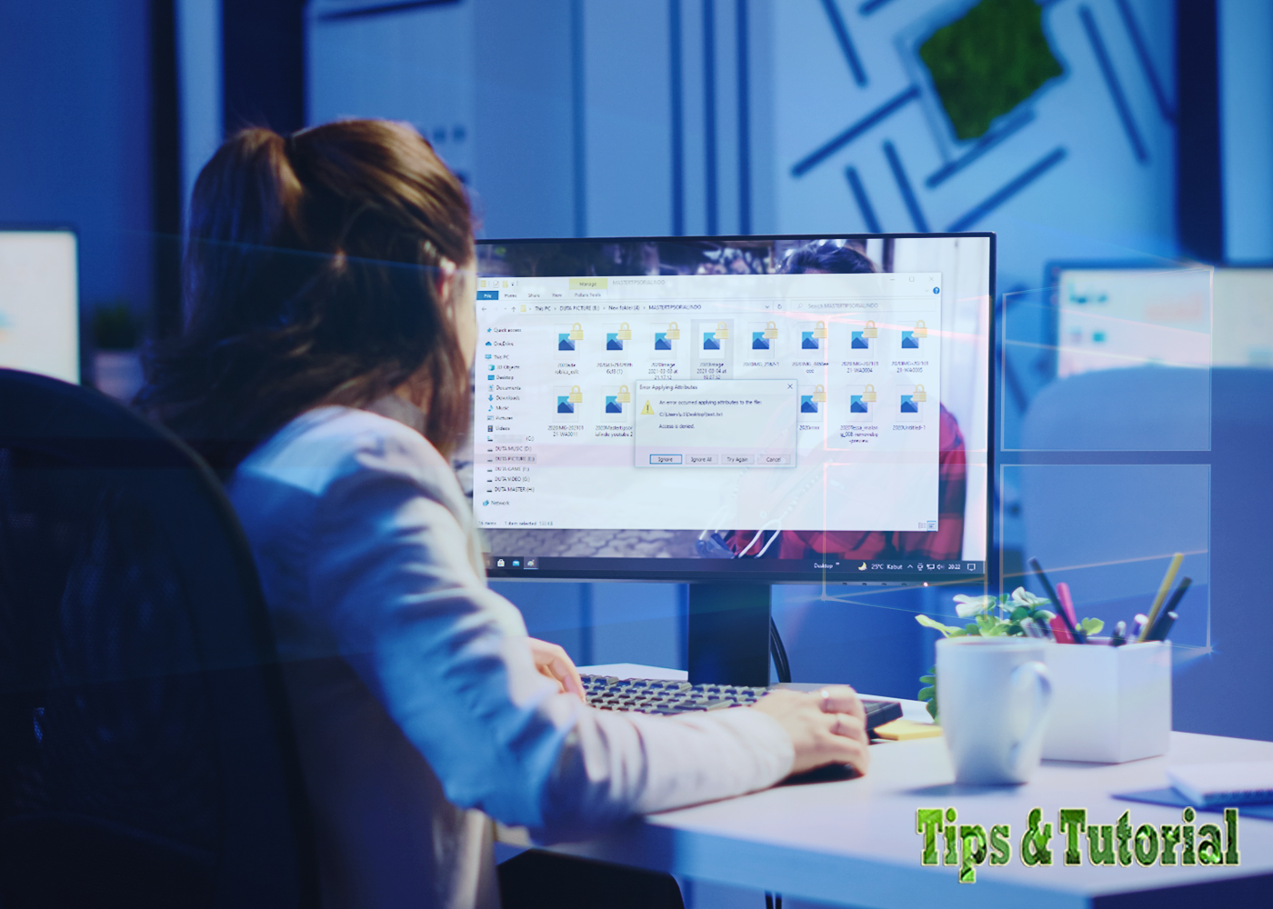 Memperbaiki Error An error occurred applying attributes to the file di ...